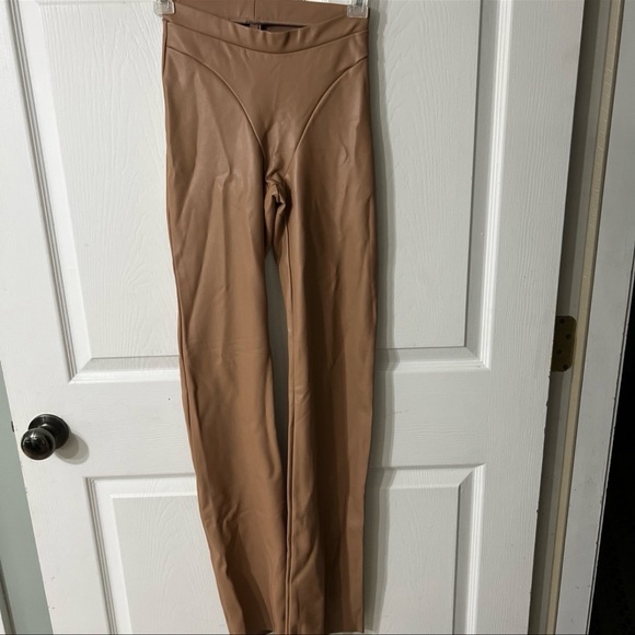 SKIMS | Pants & Jumpsuits | Skims Faux Leather Pants Xs | Poshmark